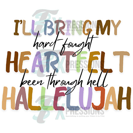Hard fought heartfelt Hallelujah - 3T Xpressions