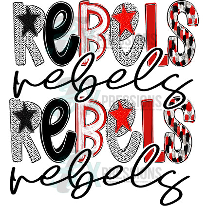 Personalized Poppy stacked team and script - 3T Xpressions