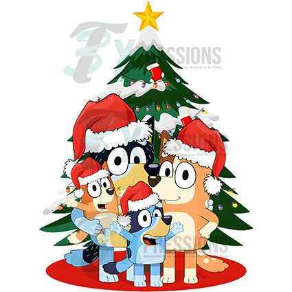 BLuey CHristmas Tree - 3T Xpressions