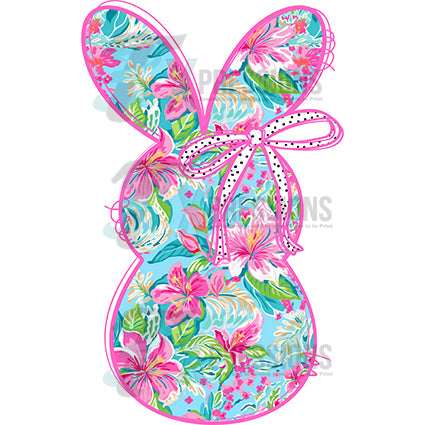 preppy bunny outline - 3T Xpressions