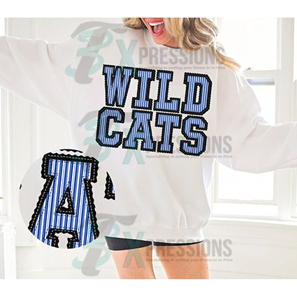 Personalized Seer sucker varsity team name - 3T Xpressions