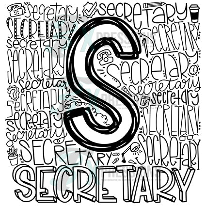 Secretary Typography - 3T Xpressions