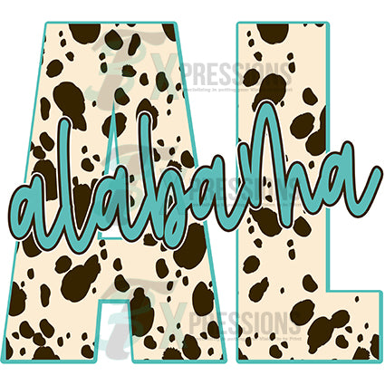 Alabama Tagged "cow" - 3T Xpressions