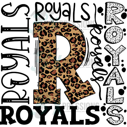 Royals word collage - 3T Xpressions