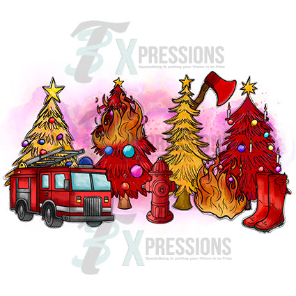 fire Department Tree - 3T Xpressions